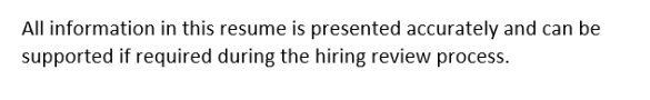Declaration in Resume: Meaning, Format & Examples - Hirist Blog